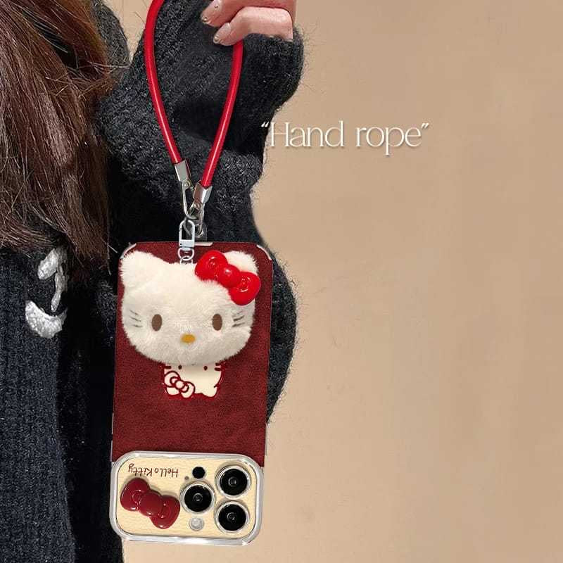 Cute KT Window Display Case – Leather Finish for iPhone – Cutier Store