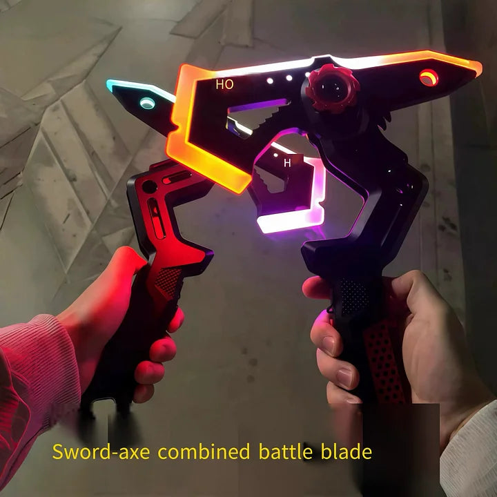 LED Battle Blade - Light Sword with Mist Effect & Sound | Transforming ...