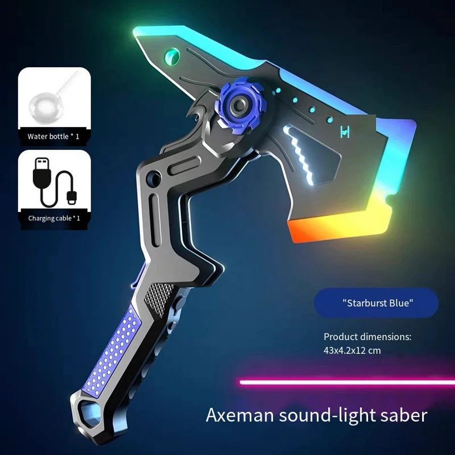 LED Battle Blade - Light Sword with Mist Effect & Sound | Transforming ...